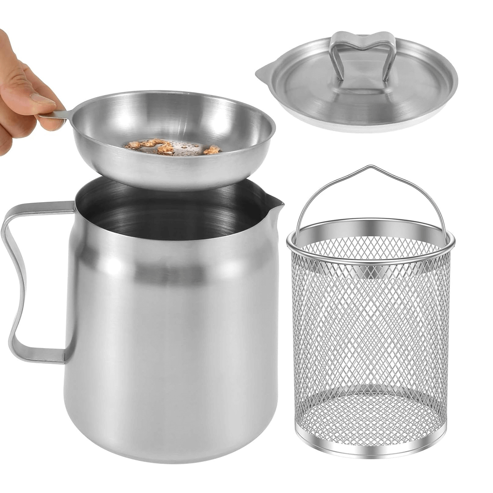 Stainless Steel Oil Filter Pot™ – Faisly